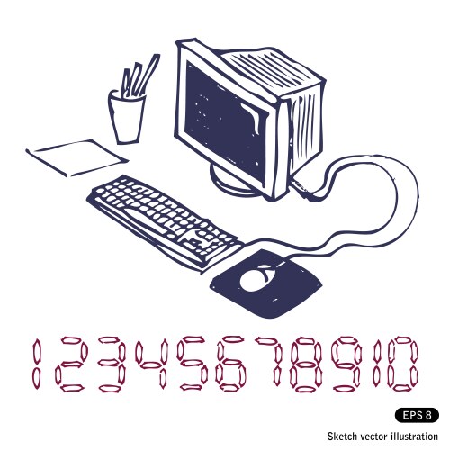 Computer Cartoon Vector Images (over 250,000)