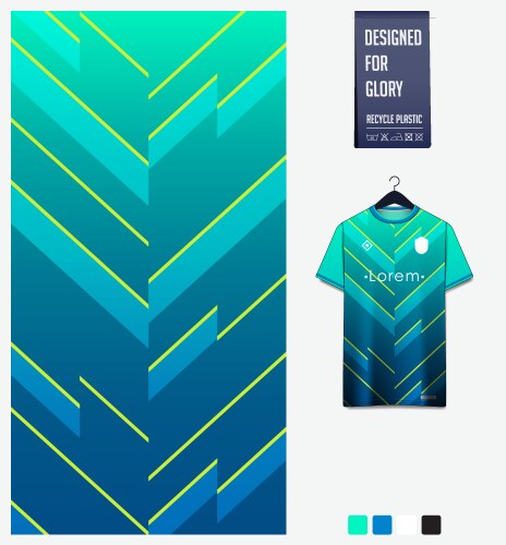 Jersey printing design pattern Royalty Free Vector Image