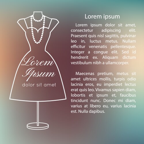 Golden sewing mannequin and other tailors tools Vector Image