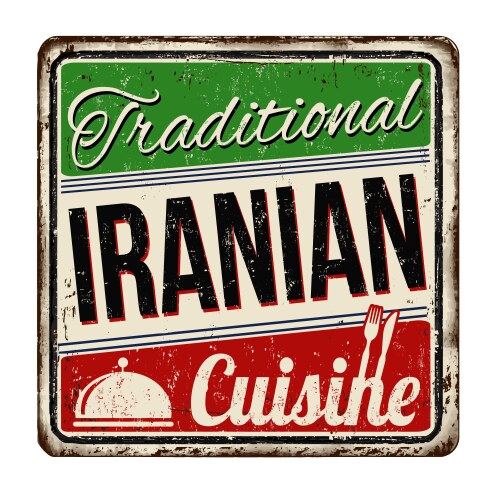 Iranian Food Vector Images (99)