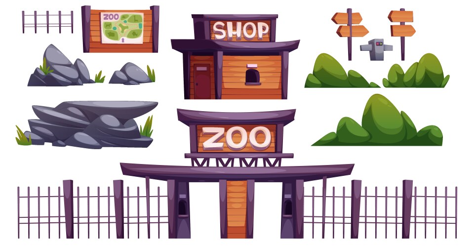 Zoo Map Vector Images (over 1,400)