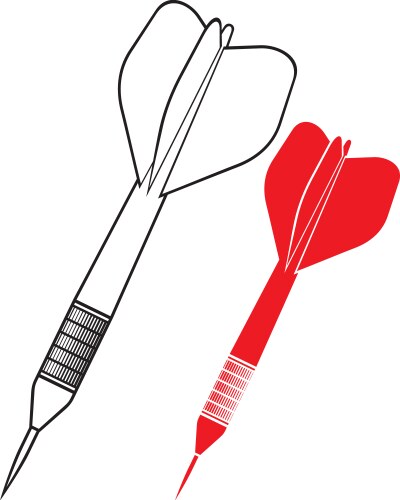 Dart icon Royalty Free Vector Image - VectorStock