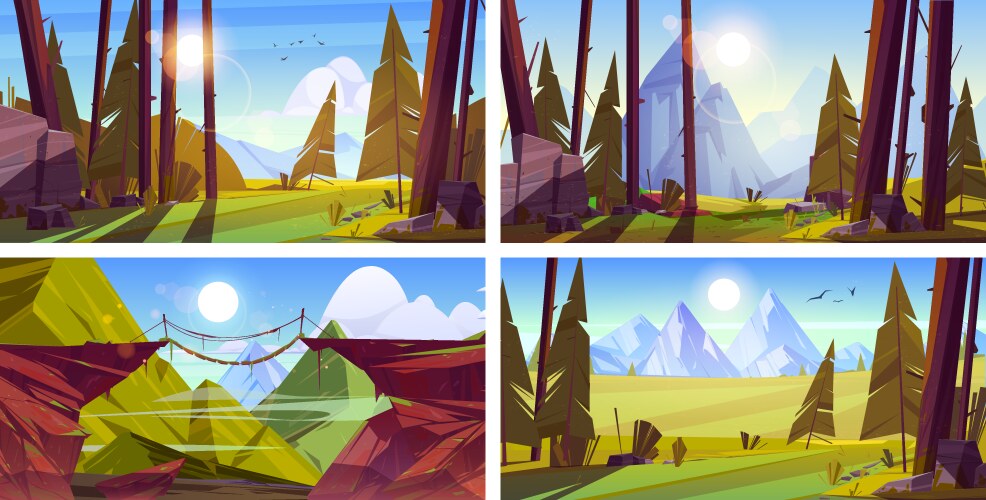 Mountain Trees Vector Images (over 100,000)