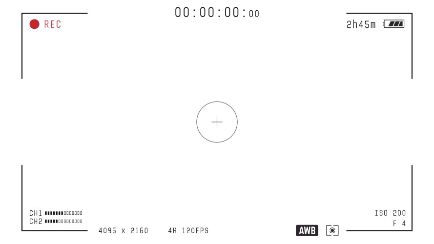 Night vision camera overlay Royalty Free Vector Image