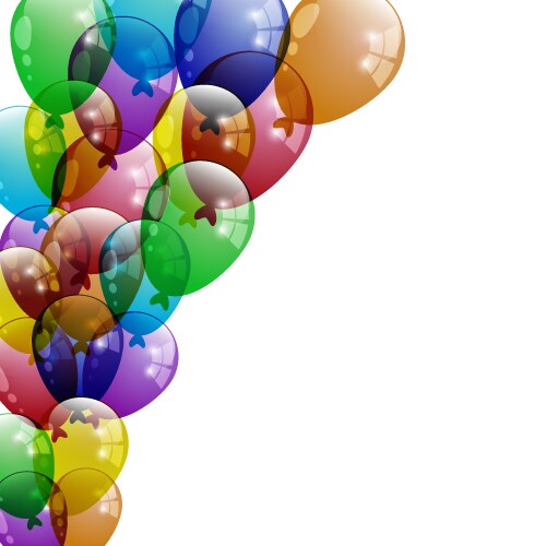 Balloons Birthday Balloon Border Vector Images (over 4,400)