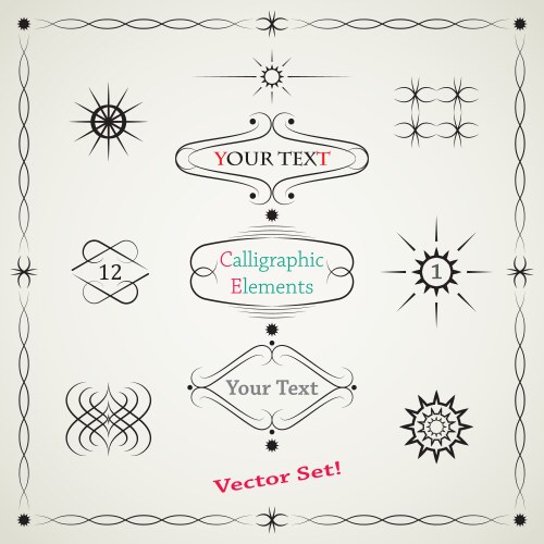Calligraphic Vector Images (over 270,000)