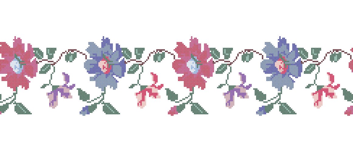 Cross Stitch Vector Images (over 7,600)