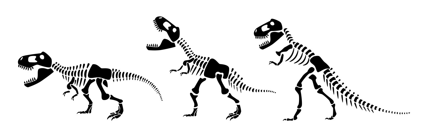 T Rex Fossil Clip Art