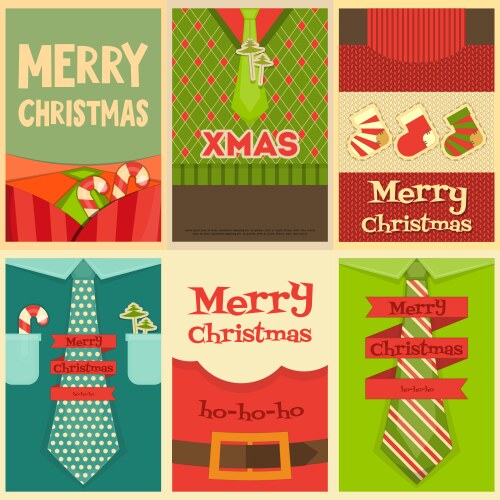 Christmas icons set Royalty Free Vector Image - VectorStock