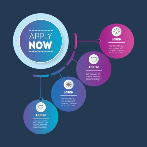 Teal infographic timeline report template Vector Image