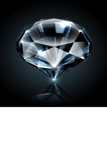 Gold diamond Royalty Free Vector Image - VectorStock