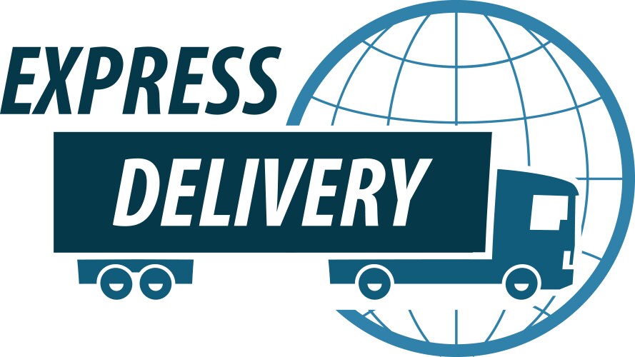 Delivery order logo Royalty Free Vector Image - VectorStock