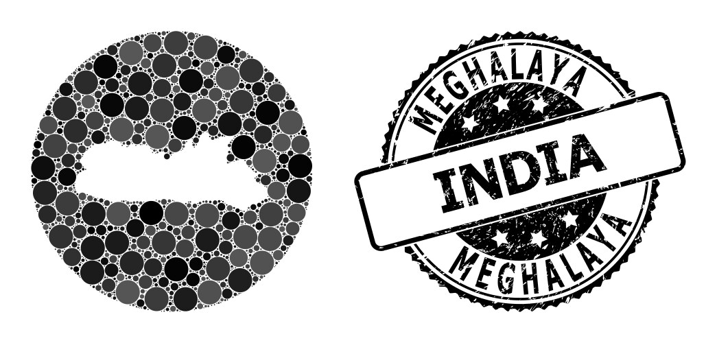 Meghalaya map Vector Images & Graphics for Commercial Use | VectorStock