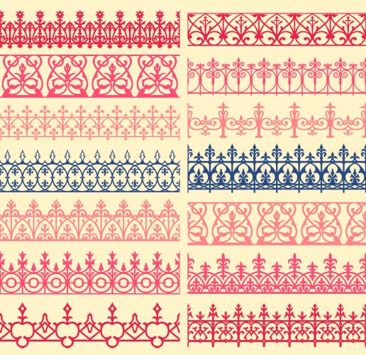 Border pattern Royalty Free Vector Image - VectorStock