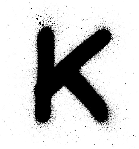 Fat liquid font and number alphabet over white Vector Image