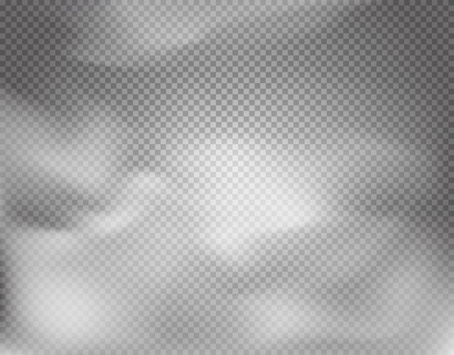 Realistic cloud effect transparent Royalty Free Vector Image