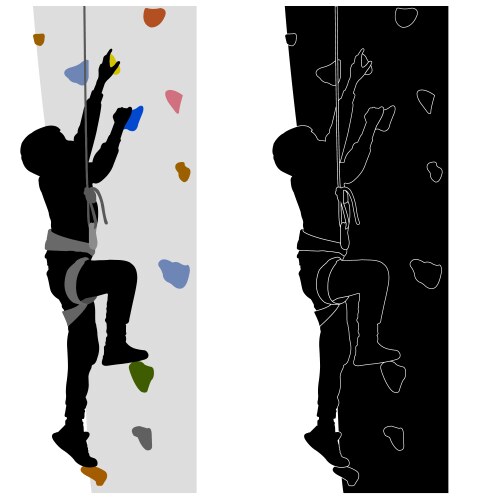 Child Climbing Silhouette Vector Images (over 370)