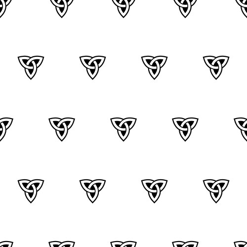 Celtic irish knots seamless pattern Royalty Free Vector