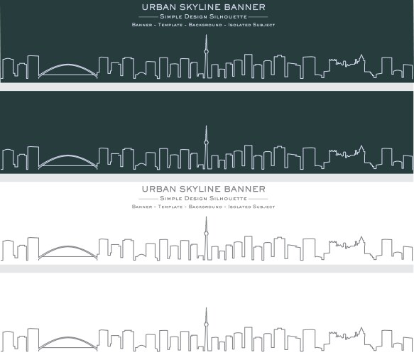 Toronto Skyline Vector Images (over 950)