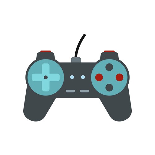 Video game controller cartoon Royalty Free Vector Image