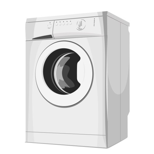 Washing machine clip art Royalty Free Vector Image