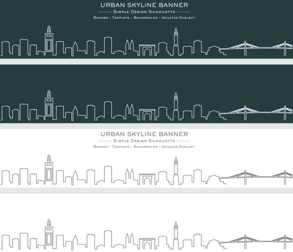 One single line drawing reykjavik city skyline Vector Image