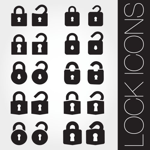 Keylock icon Royalty Free Vector Image - VectorStock