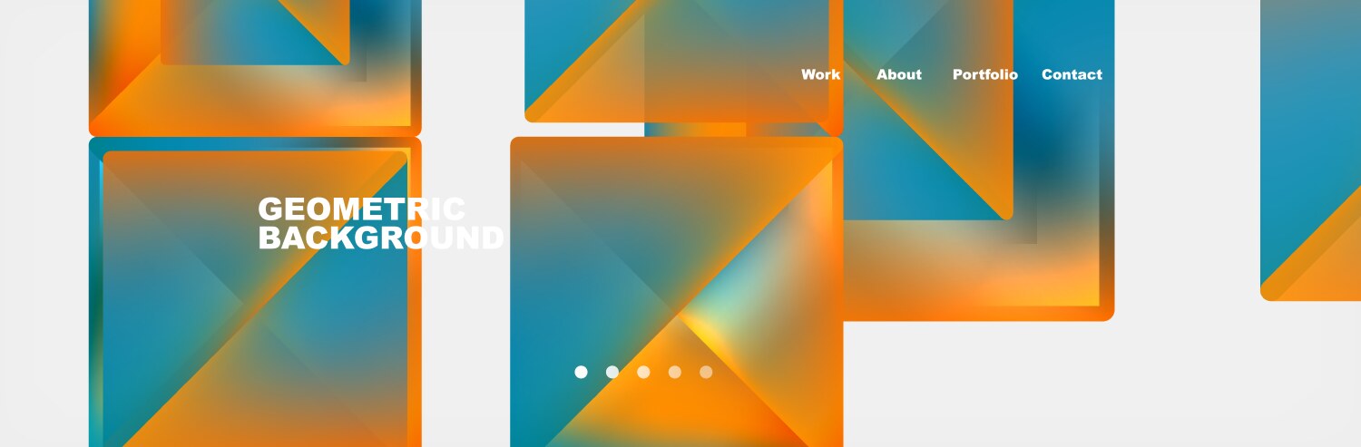 Triangle minimal web site page background design Vector Image