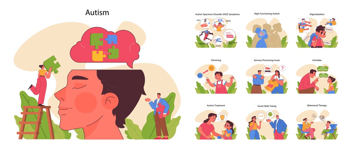 Negotiation skills concept flat Royalty Free Vector Image