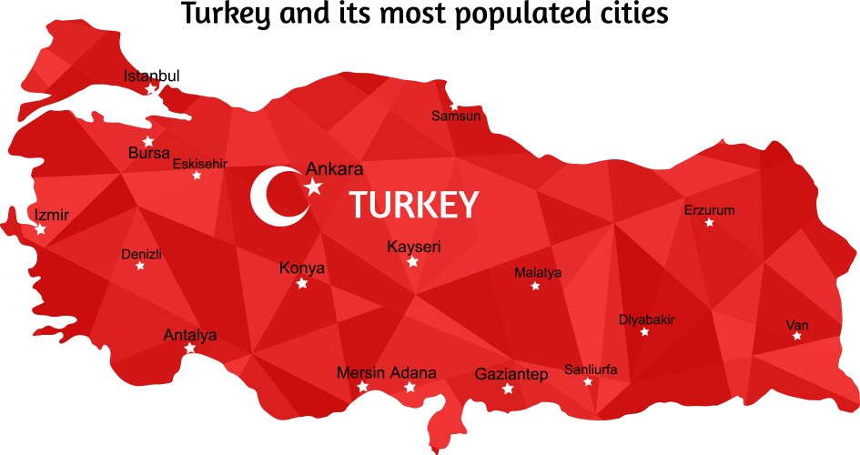 Map of germany - bundesrepublik deutschland Vector Image