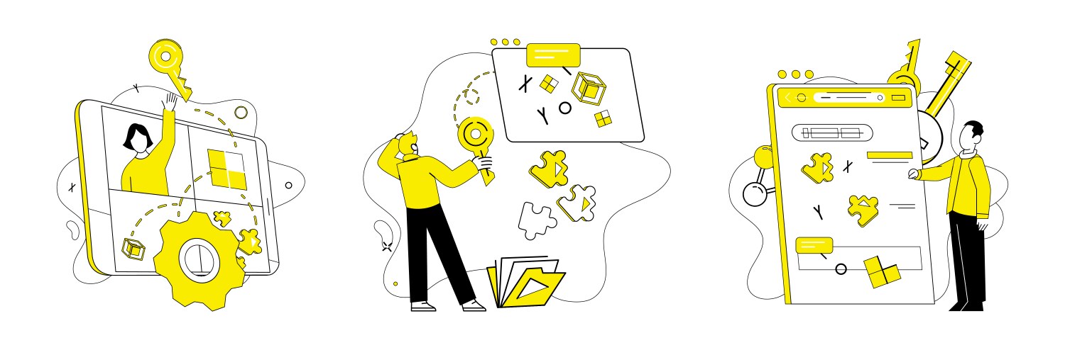 Creative solutions professional success demands Vector Image