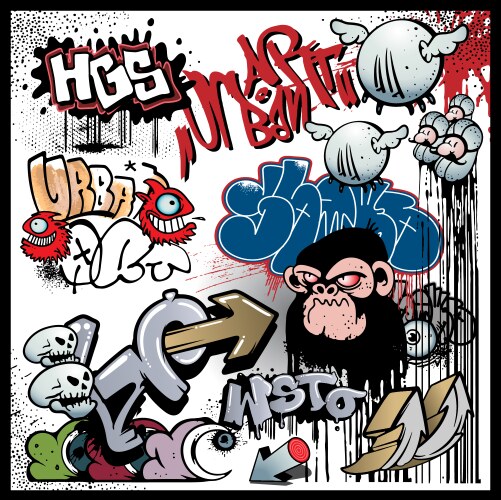 Graffiti Royalty Free Vector Image - VectorStock