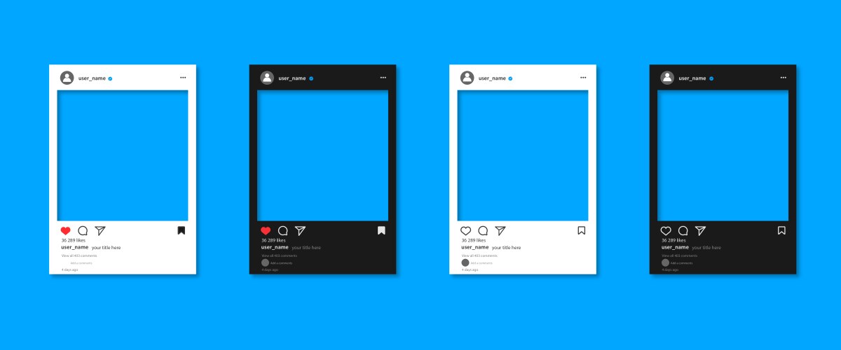 Instagram Frame Vector Images (over 6,300)