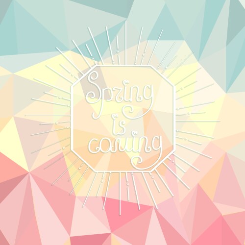 Spring lettering Royalty Free Vector Image - VectorStock