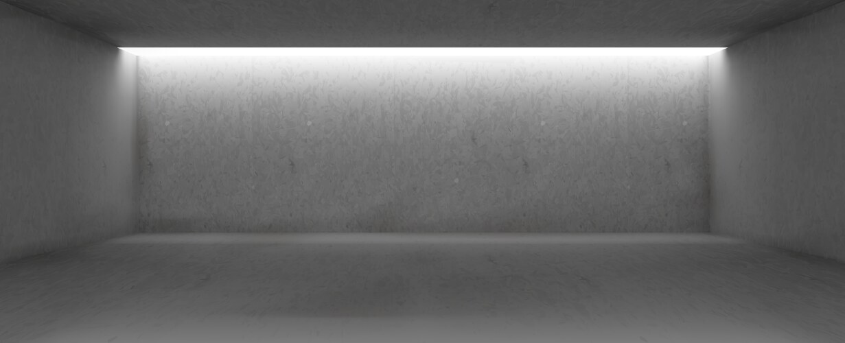 Empty white room Royalty Free Vector Image - VectorStock