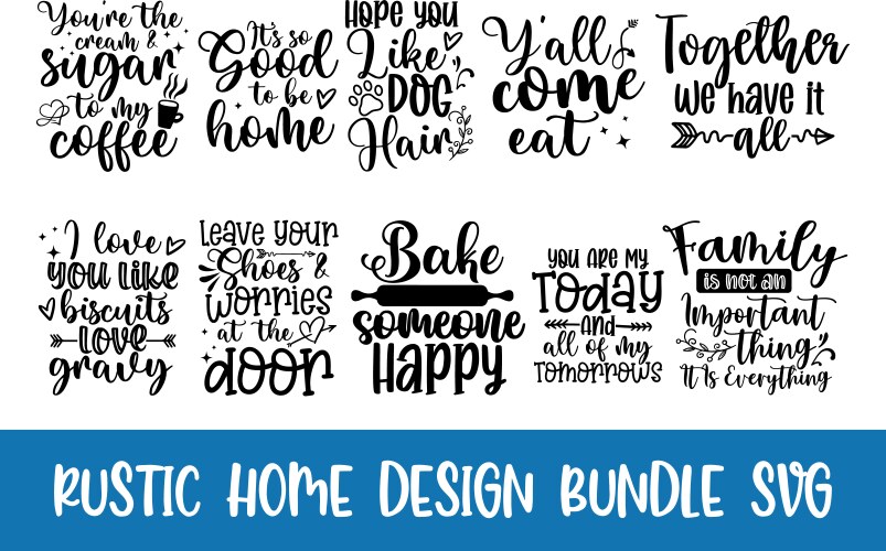 Farmhouse Words Vector Images (91)