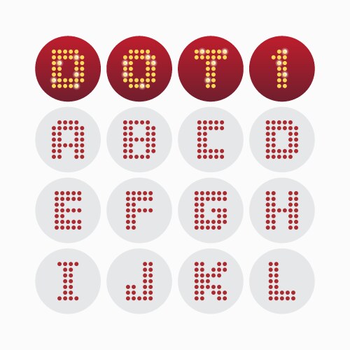Dot Fonts Vector Images (over 28,000)
