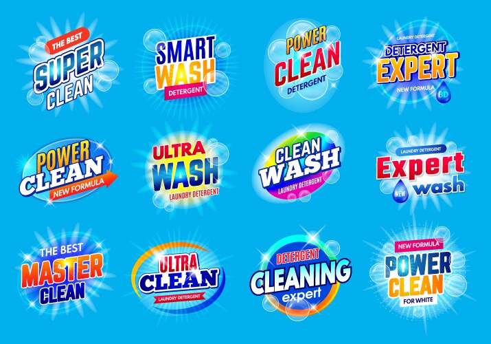 Detergent Label Vector Images (over 10,000)