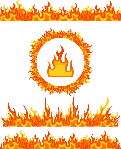 Fire Border Vector Images (over 7,200)