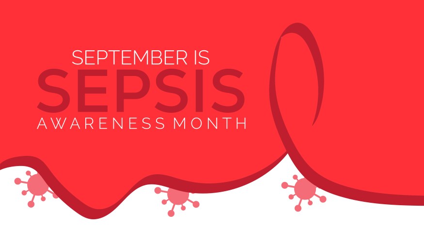 Sepsis awareness month Royalty Free Vector Image