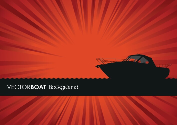 Boat banners Royalty Free Vector Image - VectorStock