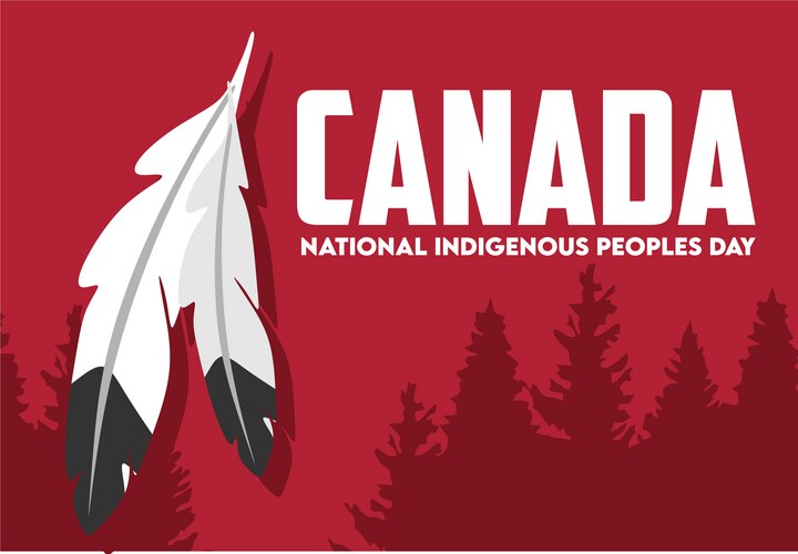 National indigenous peoples day Royalty Free Vector Image