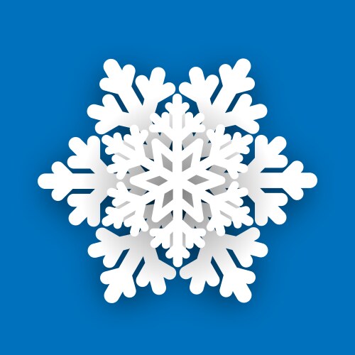 Snowflake Royalty Free Vector Image - VectorStock