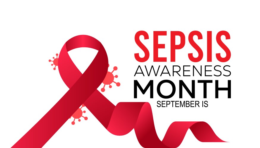 Sepsis awareness month Royalty Free Vector Image