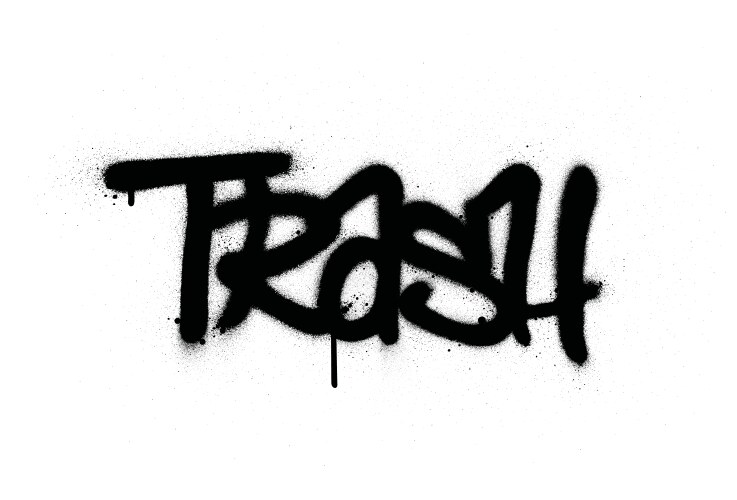 Spray painted graffiti savage word Royalty Free Vector Image