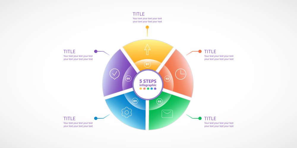 Five Segment Circle Vector Images (over 280)