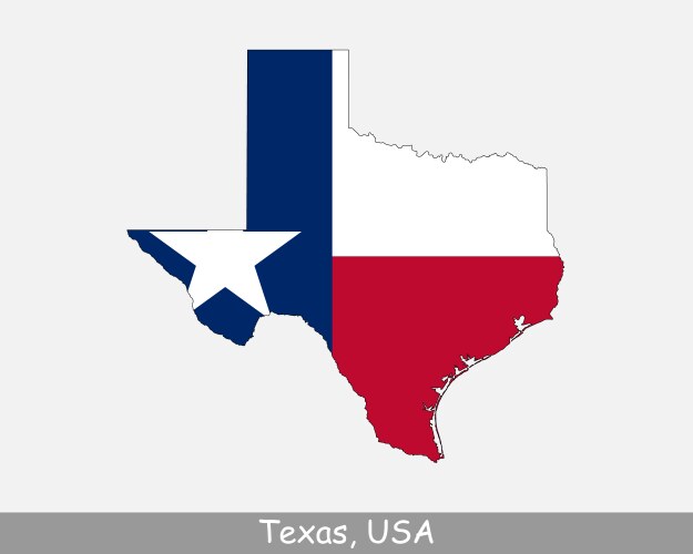 Texas Outline with Flag Vector Images (over 590)