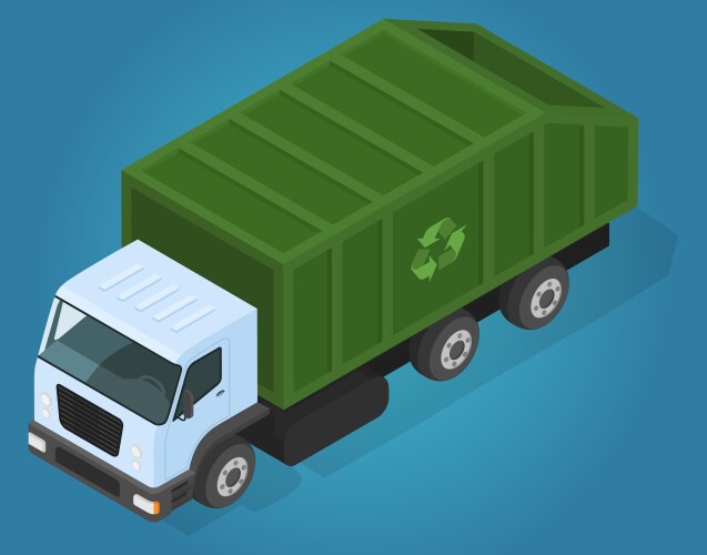 Garbage Truck Cartoon Vector Images (over 1,000)