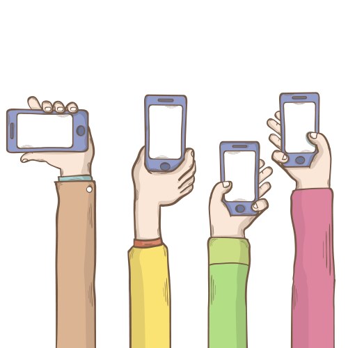 Cellphone Drawing Vector Images (over 6,000)