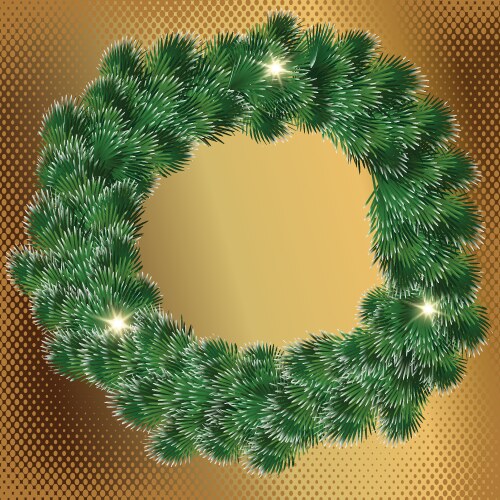 Decorative wreath Royalty Free Vector Image - VectorStock